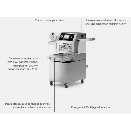 Operculeuse Multivac T205 | Operculeuse | Guy Deregnaucourt