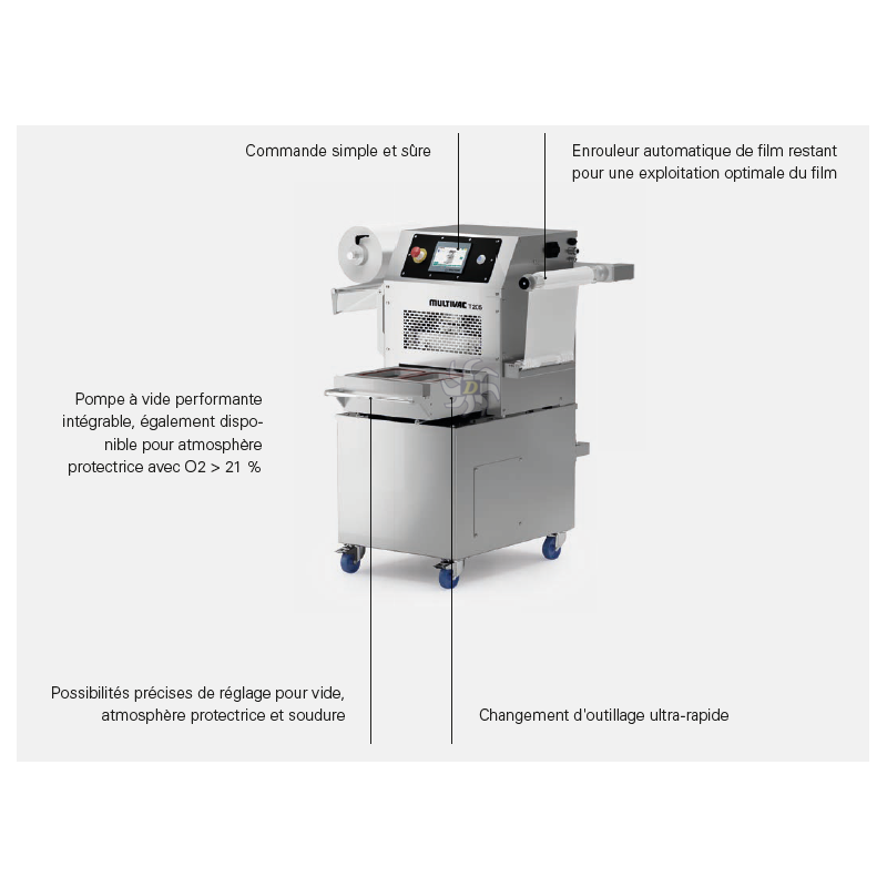 Operculeuse Multivac T205 | Operculeuse | Guy Deregnaucourt